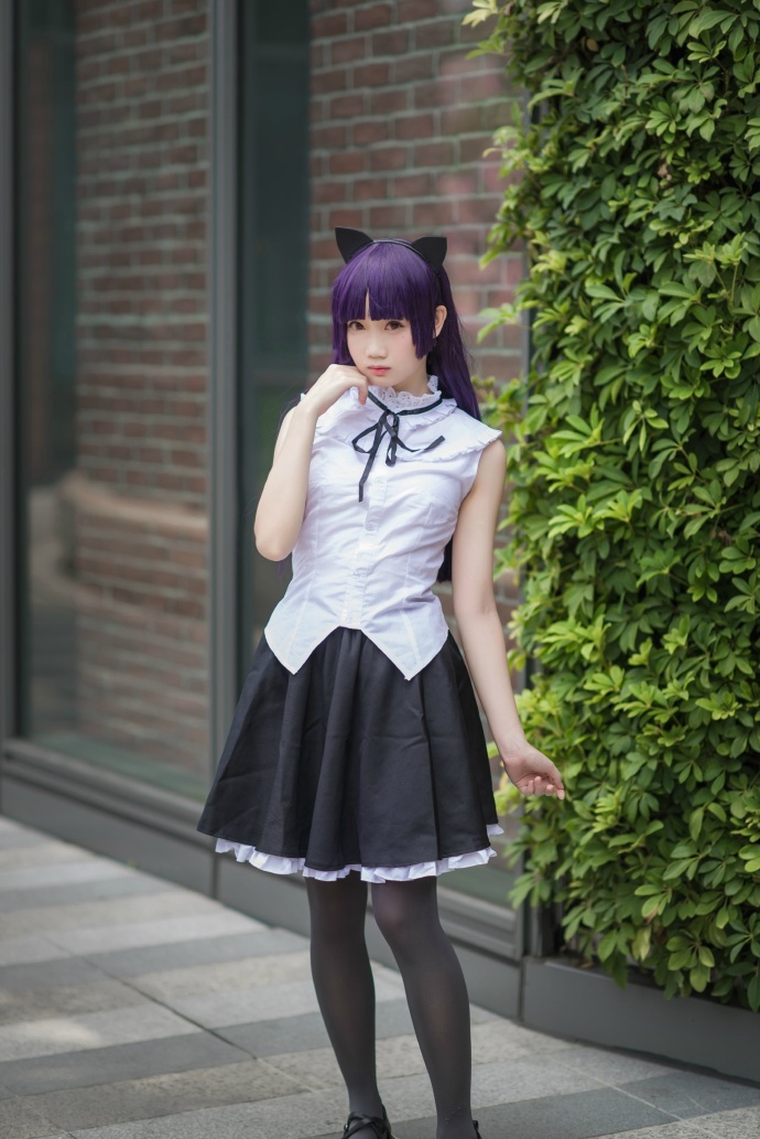 邂逅二次元美少女黑猫coser，可以叫你民国小美女吗|民国|二次元|小美女_新浪新闻