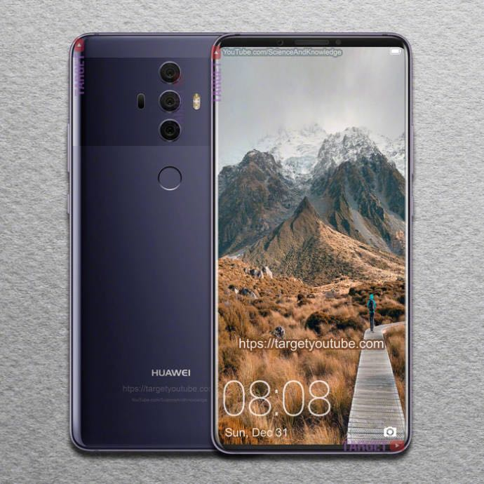 网友心中的华为Mate11 Pro渲染图！帅不帅