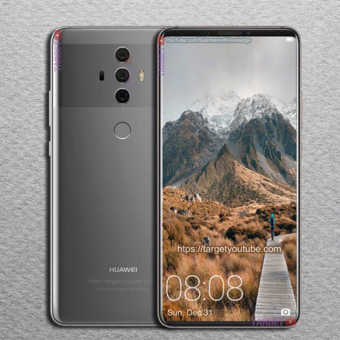 网友心中的华为Mate11 Pro渲染图！帅不帅