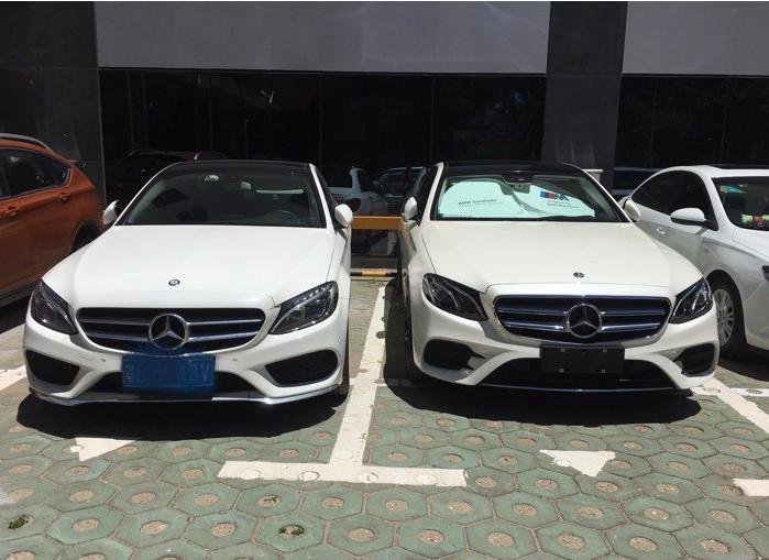 花55万买辆奔驰E300L, 放在奔驰C级旁, 老婆直呼分不清楚-新浪汽车