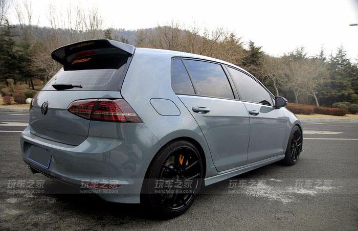 水泥灰钢炮 高尔夫R-Line两年改装总结|高尔夫|轮毂|水泥灰_新浪新闻