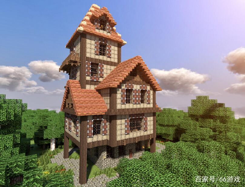 我的世界建筑图片欣赏 太高大上了有你建筑过的房子吗？|建筑|我的世界|房子_新浪新闻