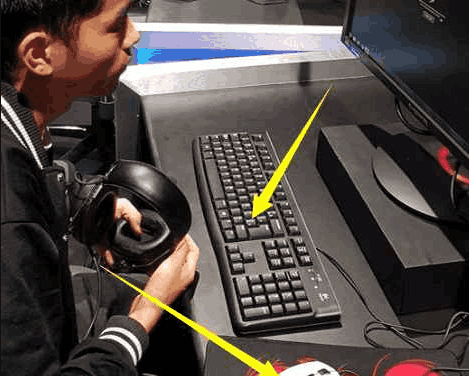 GAM队员比赛用的鼠标只值6块钱