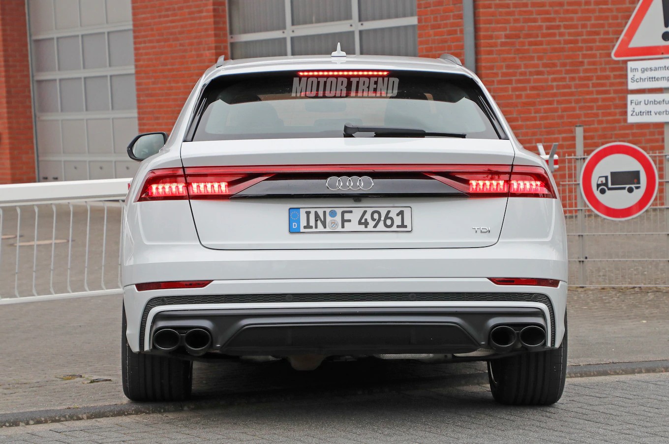 与兰博基尼Urus共用发动机的奥迪RSQ8 纽北赛道测试谍照-新浪汽车