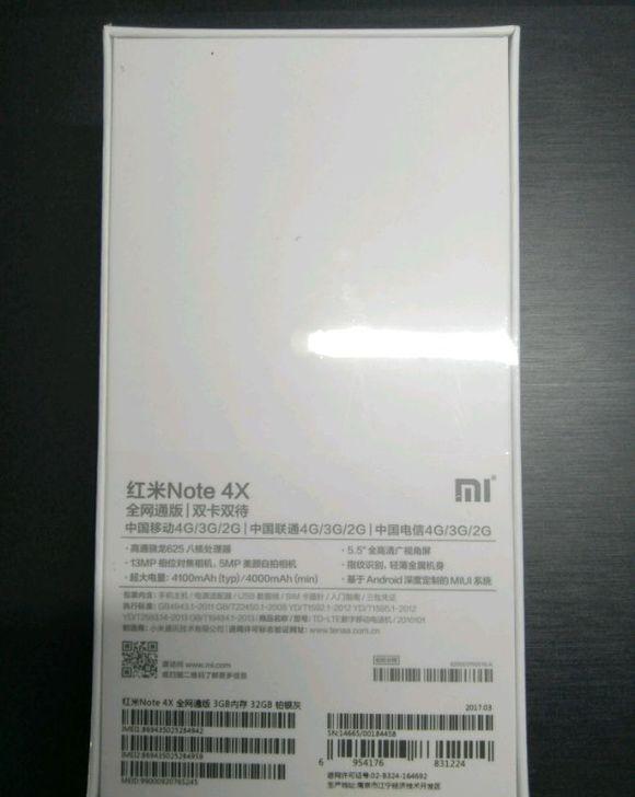 小米最强备胎机——红米Note4x简单开箱__财经头条