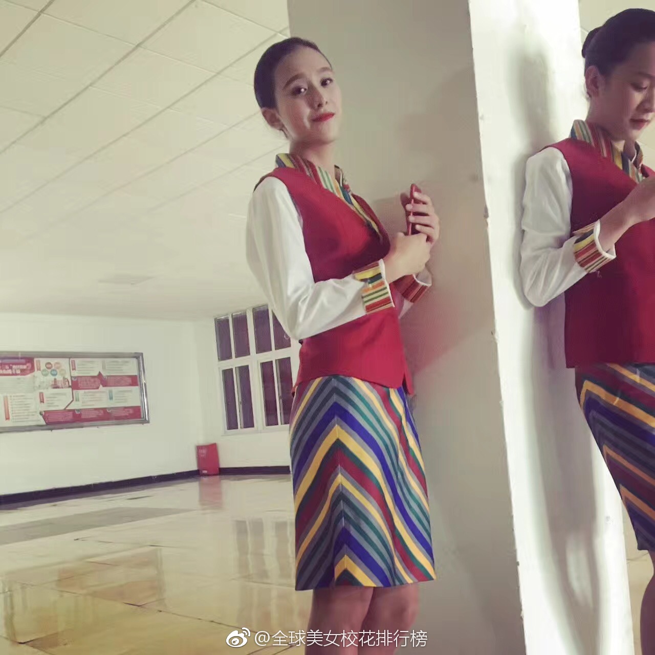 吴静娴 身高165 体重46kg 20岁 乘务员 爱好音乐篮球 话剧表演播音主