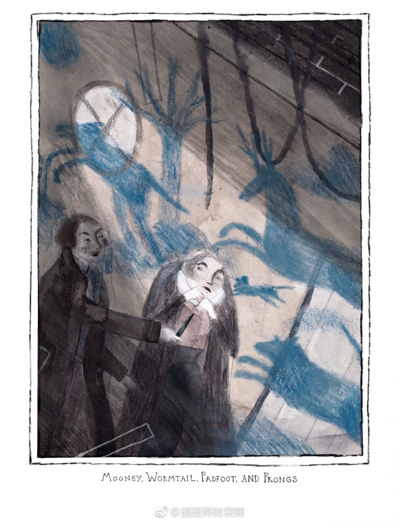 英国插画师 Vivien Mildenberger《哈利波特》插画设计作品|插画师|哈利波特|英国|插画设计|作品_新浪新闻