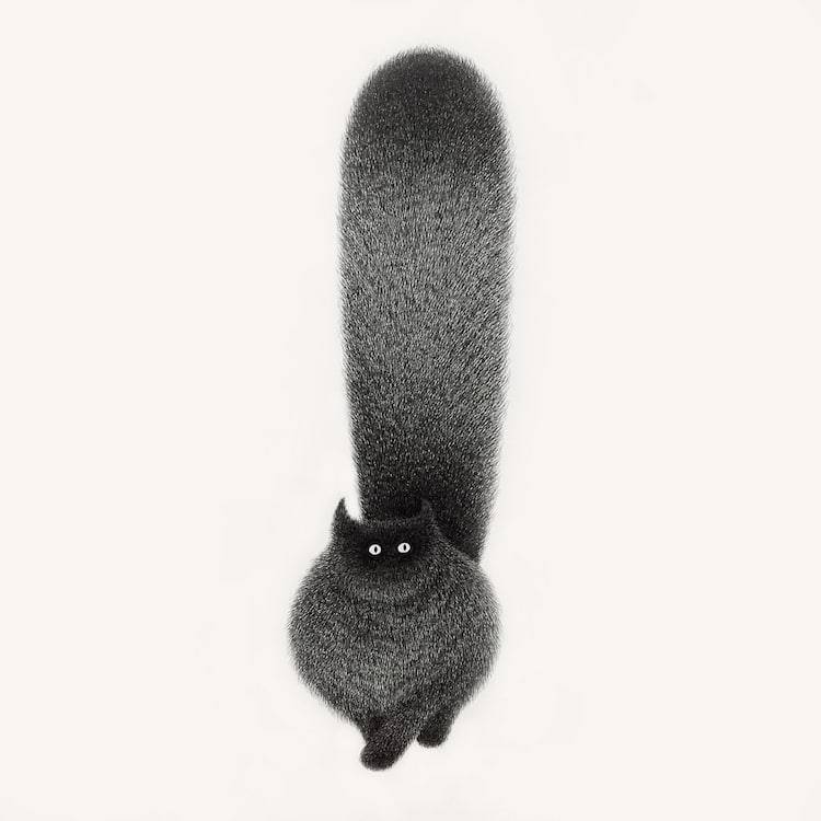 The Furry Thing series by Malaysian artist Kamwei Fong