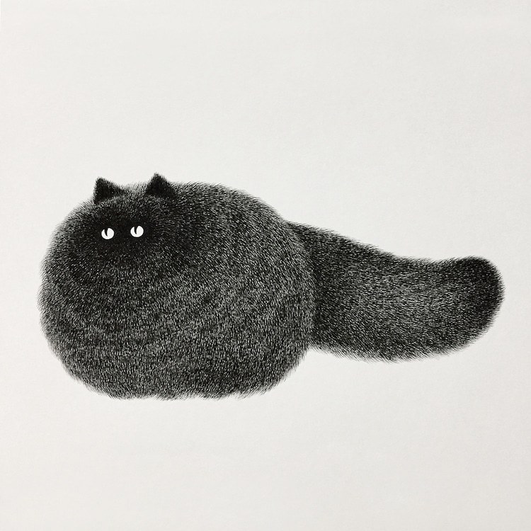 The Furry Thing series by Malaysian artist Kamwei Fong