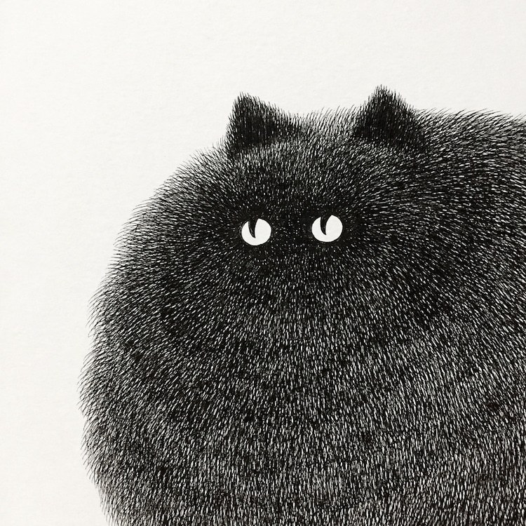 The Furry Thing series by Malaysian artist Kamwei Fong