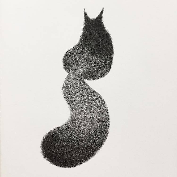 The Furry Thing series by Malaysian artist Kamwei Fong