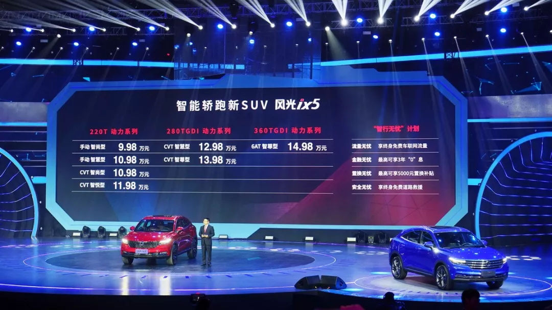 售价9.98万元起，轿跑新SUV东风风光ix5正式上市-新浪汽车