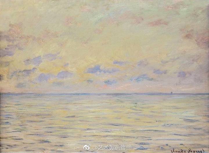 “日落之时”claude Monet 克劳德·莫奈 1840 1926 French 克劳德 莫奈 日落 新浪新闻