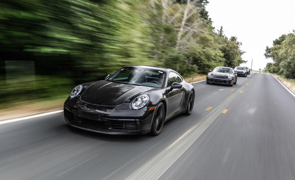 实拍新一代911在美国高调路试，尾部变化最大，11月27首发-新浪汽车