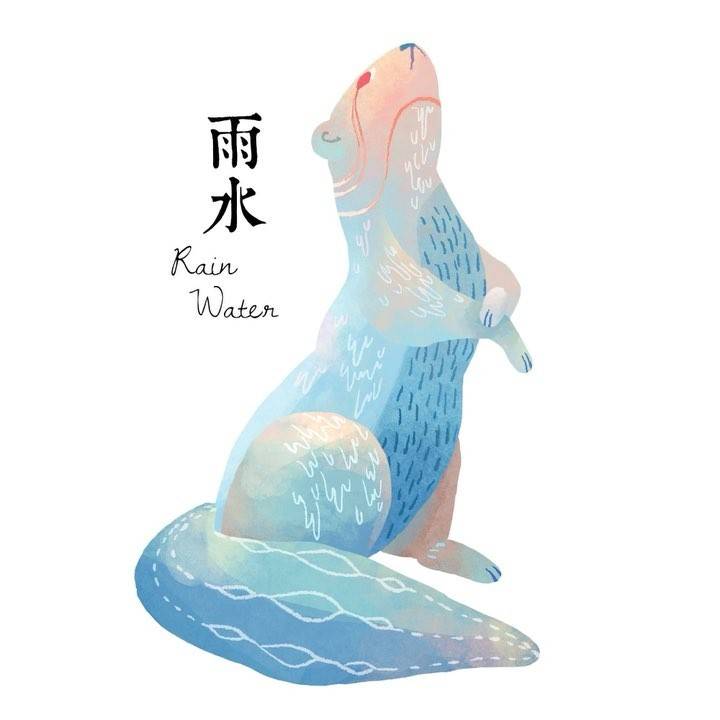 来欣赏下台湾插画师Cinyee Chiu设计的二十四节气动物插画
