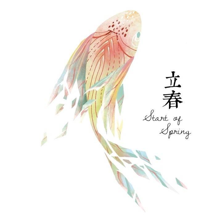 来欣赏下台湾插画师Cinyee Chiu设计的二十四节气动物插画|插画师|二十四节气|插画