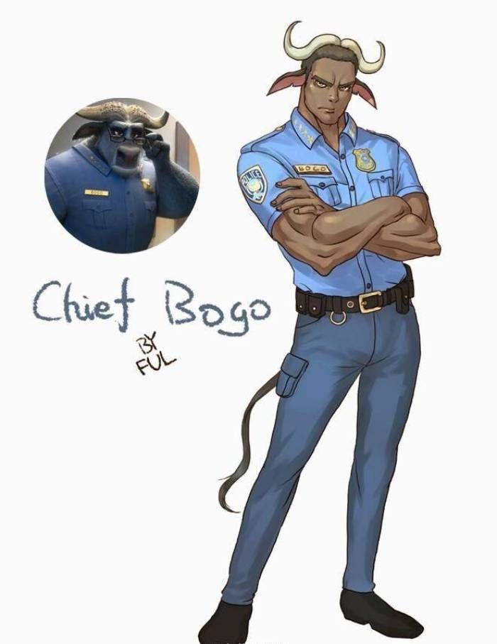 当疯狂动物城角色都拟人化后，夏奇羊明星范十足！朱迪英姿飒爽