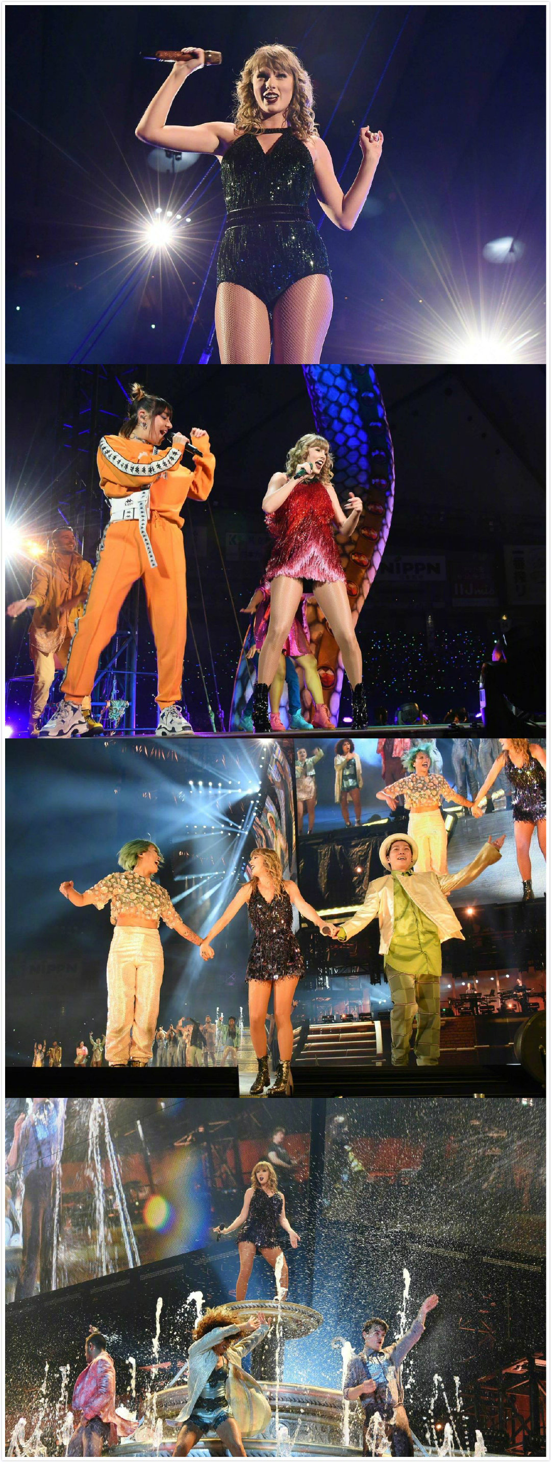 11月20日,霉霉 Taylor Swift全球reputation巡演最后一站——东京。