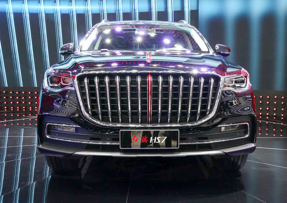 新红旗HS7亮相，诚意十足对标BBA，说不定你也要买单！-新浪汽车