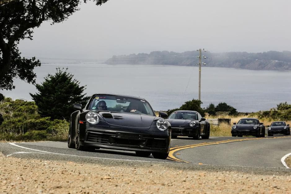 实拍新一代911在美国高调路试，尾部变化最大，11月27首发-新浪汽车