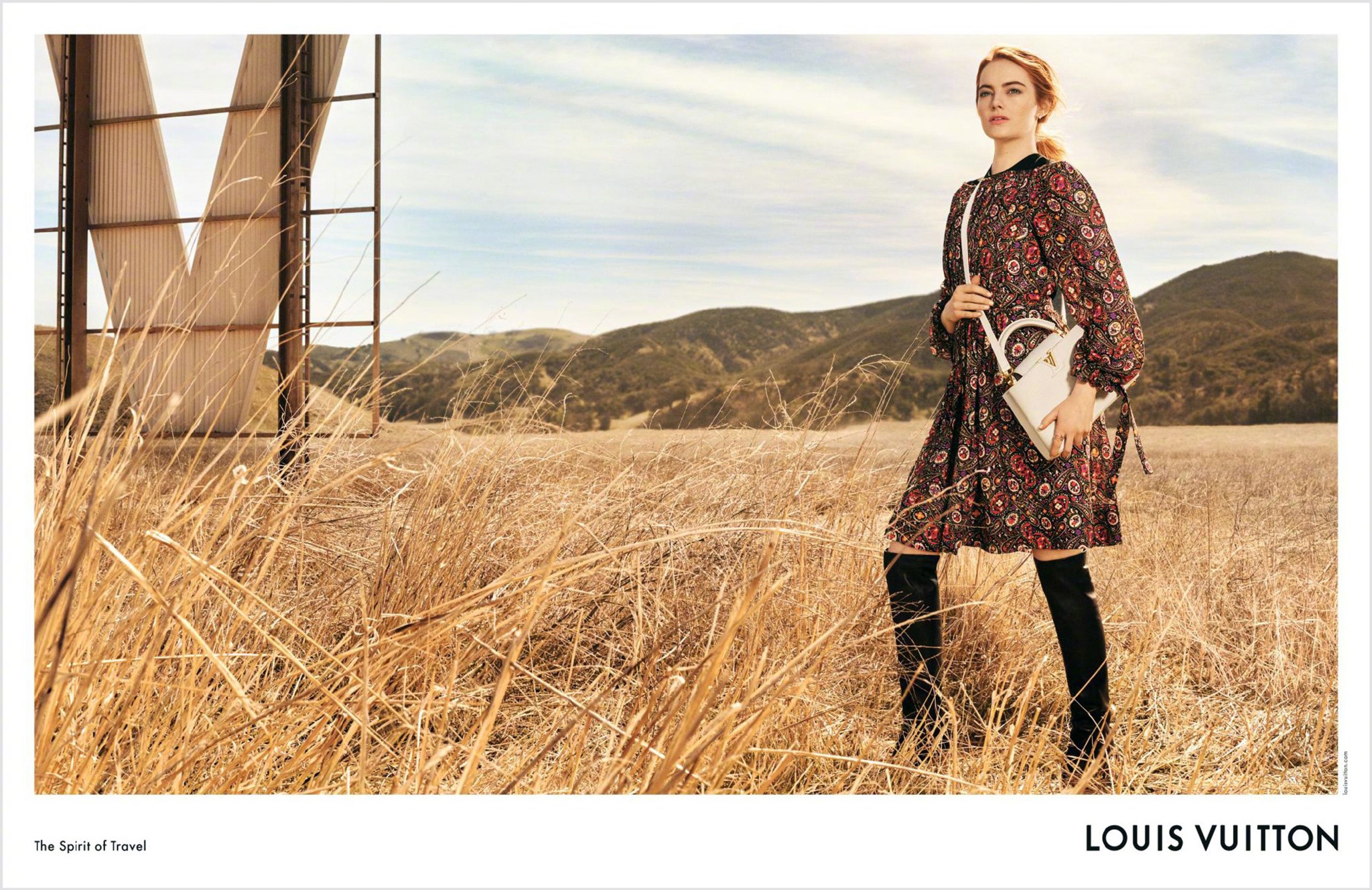 石头姐Emma Stone代言LV包释出更多写真！|LV包|写真|石头_新浪新闻