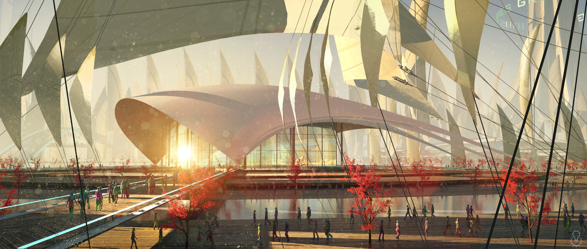 作品赏析 Stephen Tappin工业光魔视效艺术总监《头号玩家》概念|头号玩家|艺术总监|传送门_新浪新闻