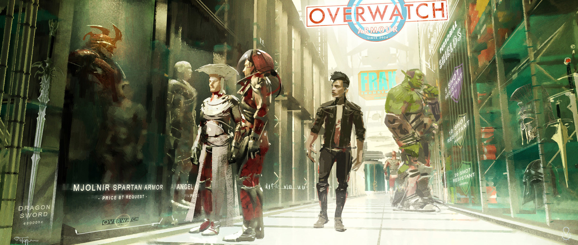 作品赏析 Stephen Tappin工业光魔视效艺术总监《头号玩家》概念|头号玩家|艺术总监|传送门_新浪新闻