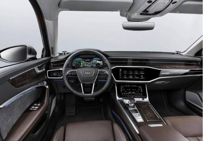 2019款奥迪A6人称小奥迪A8，打开车门才知有多霸气，中控全是屏-新浪汽车