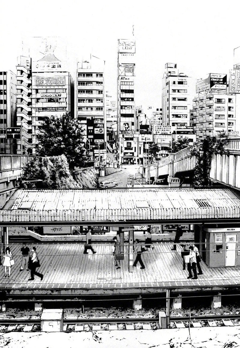 漫画感的城市场景 ｜ Manabe Shohei