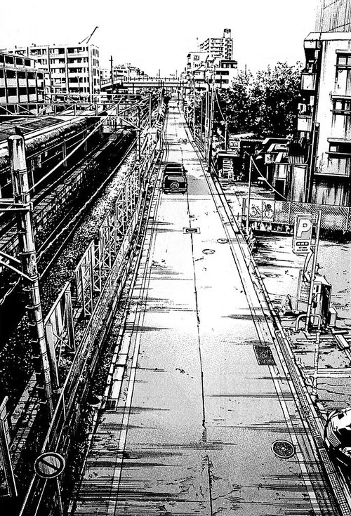 漫画感的城市场景 ｜ Manabe Shohei|漫画|场景|城市_新浪新闻