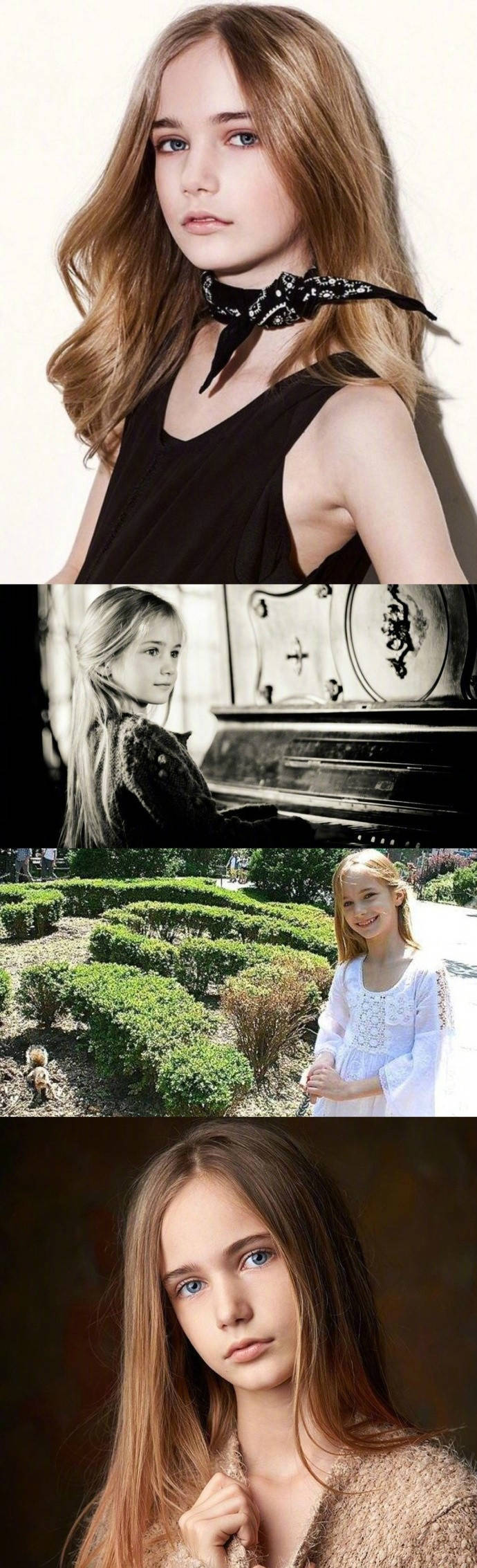 Marta Krylova 06年出生的俄罗斯模特 真的是从小抓起的小仙女