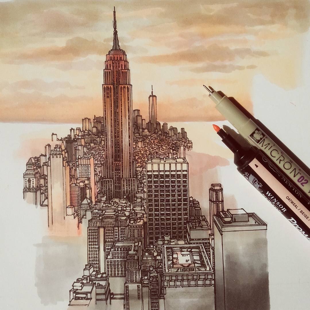 一支笔游世界 | 插画师Maxwell Tilse