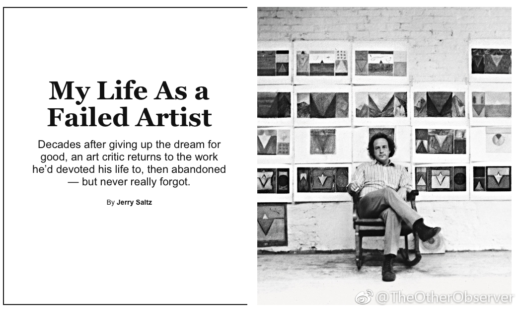 第三次被提名后，艺评人Jerry Saltz今年终于被授予普利策奖|艺术家|普利策奖|但丁_新浪新闻