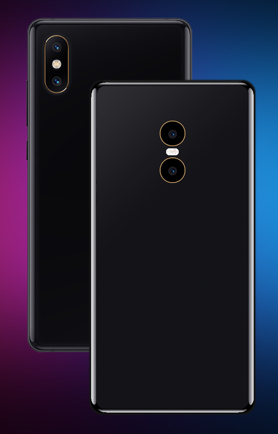 屏占比高达95%，概念版小米mix3，对比小米mix3|概念版|小米|屏幕_新浪新闻