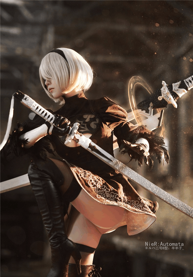 女神级还原! 《尼尔机械纪元》二B小姐姐的COSPLAY欣赏|尼尔机械纪元|小姐姐|B型_新浪新闻