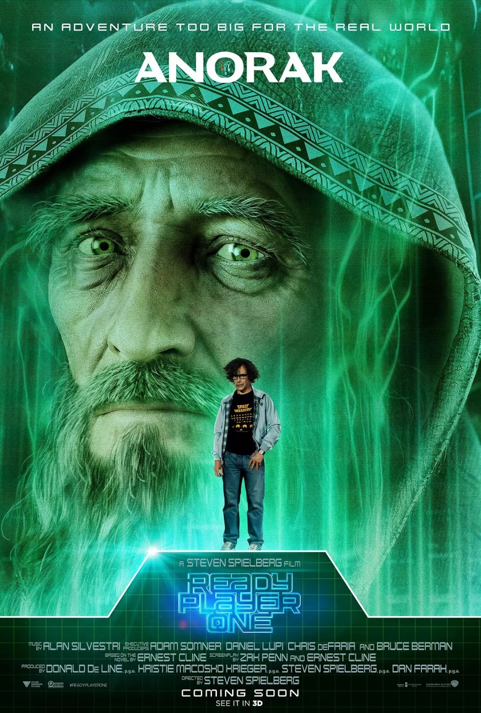 《头号玩家》角色海报设计。|头号玩家|角色海报|设计_新浪新闻