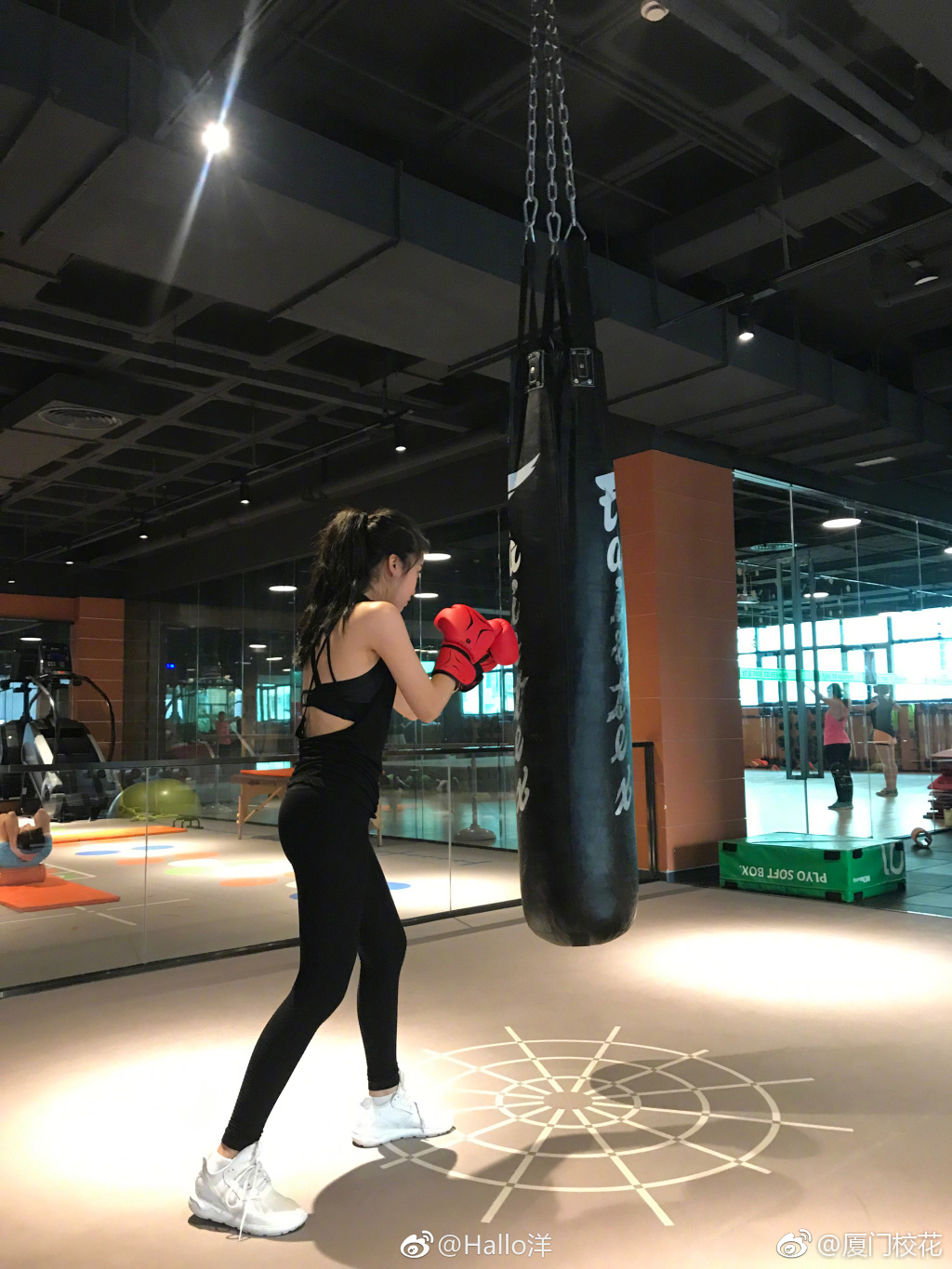 她叫林博洋，毕业于厦门六中，身高167cm，爱好健身、睡觉