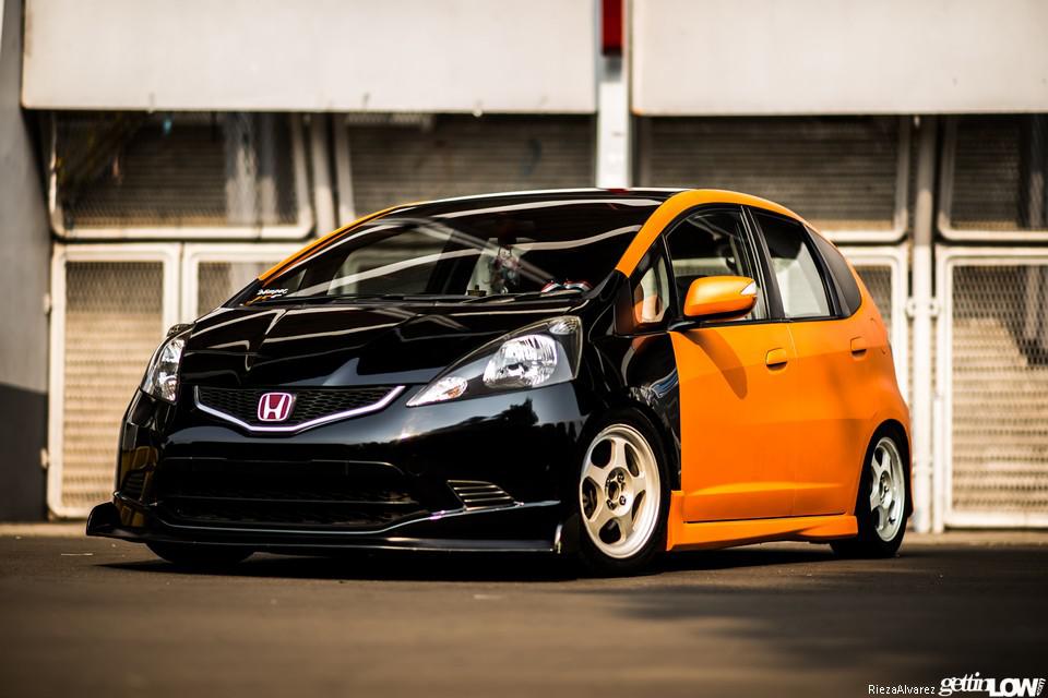 for street use！街道化改装的本田飞度GE8-新浪汽车