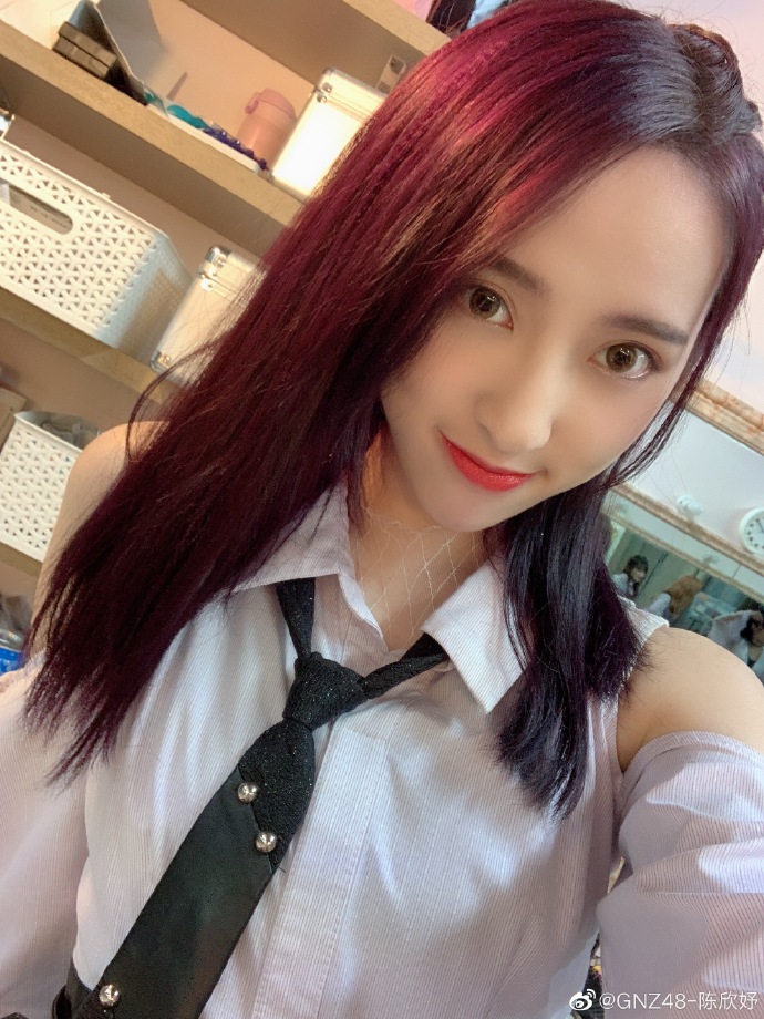 偶像女团GNZ48陈欣妤美少女写真美照欣赏