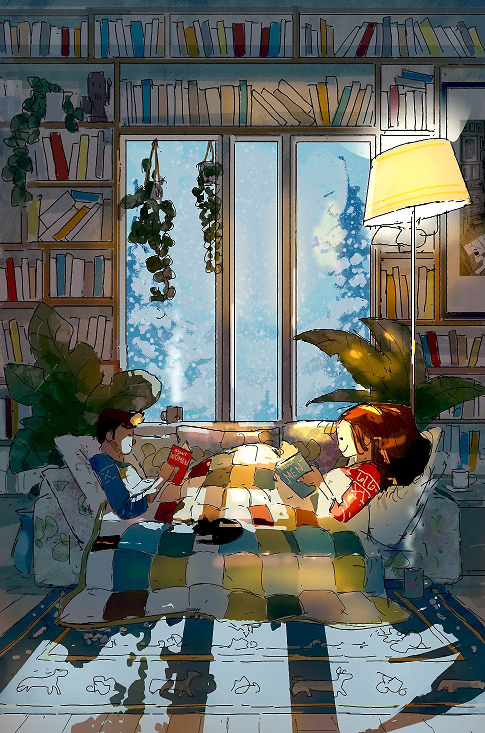 插画：法裔美籍艺术家Pascal Campion作品-我们的小幸福|美籍|插画|艺术家_新浪新闻