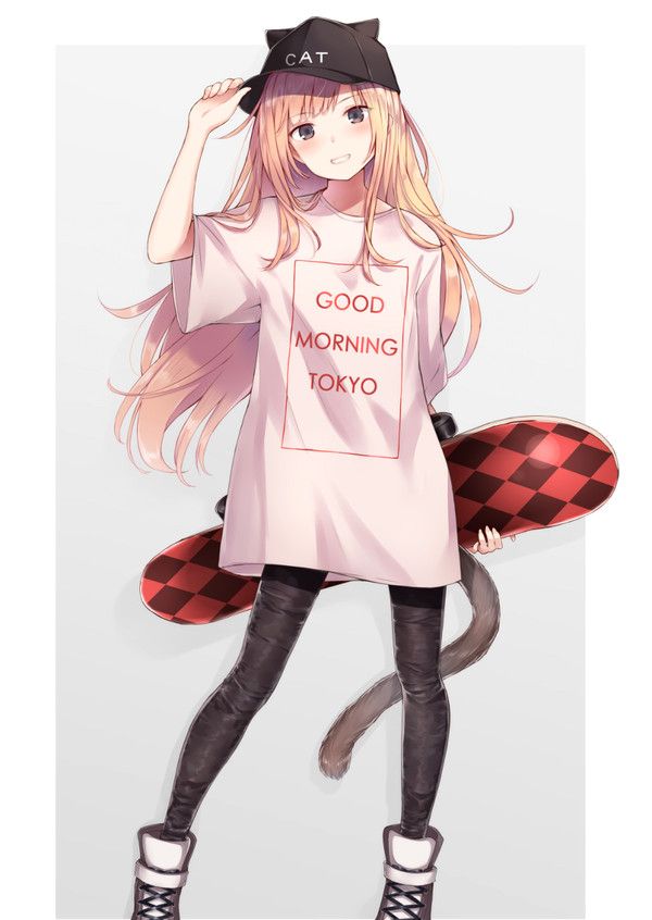 P站动漫作品，画家Miv,这个发色我爱了，超好看的小姐姐|小姐姐|发色|画家_新浪新闻