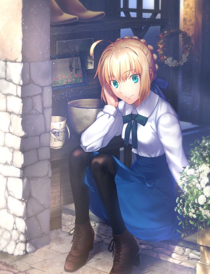 saber的七种服装穿出7种风格，就是休闲装的呆毛有点“反人类”