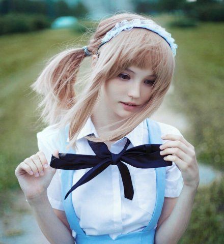 俄罗斯萌妹Rocksy Light，cos穹妹还原度100%，太惊艳了！