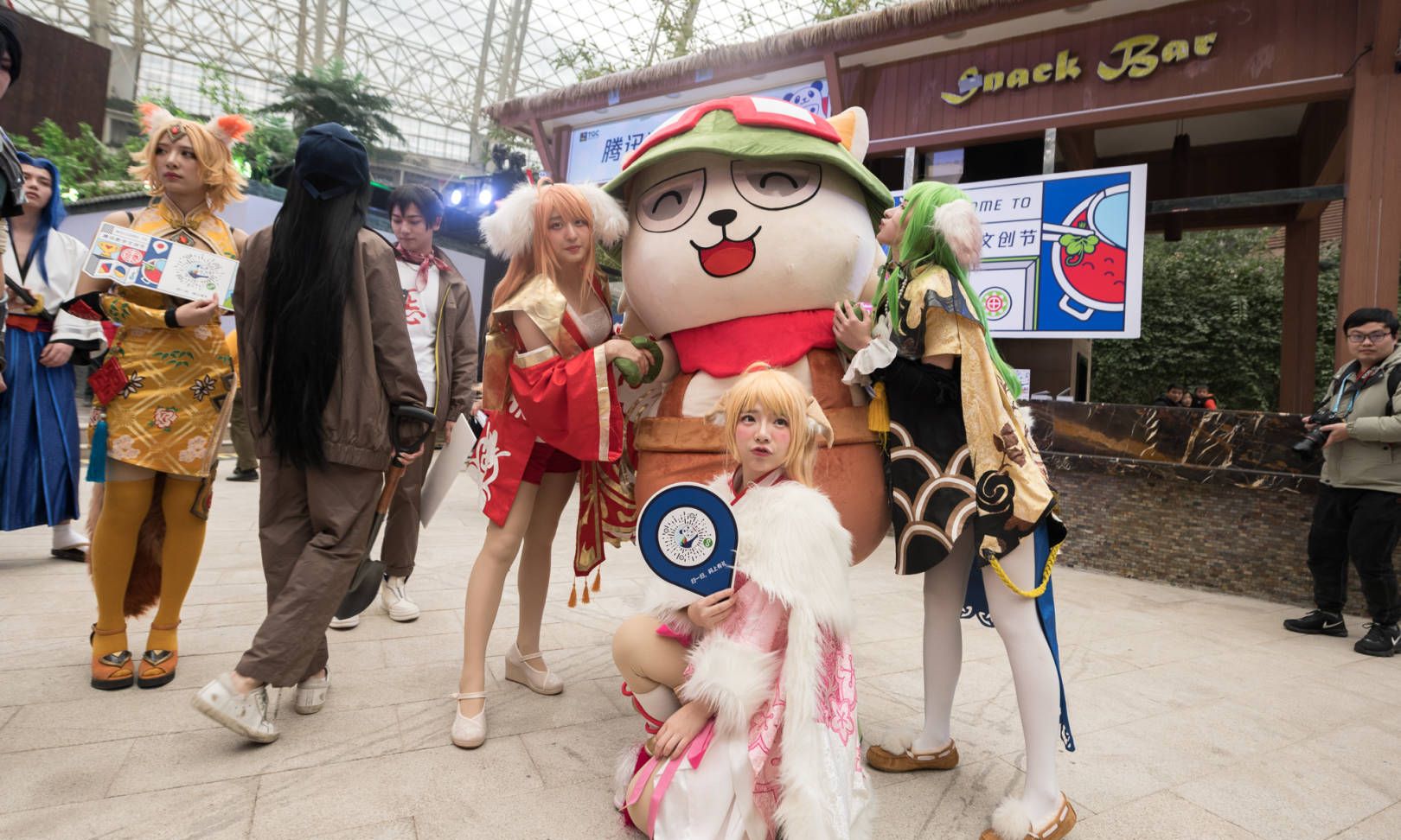 腾讯2019年TGC文化节：coser巡游！