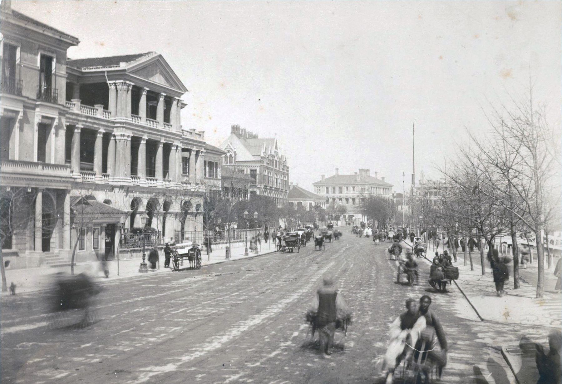 100多年前的上海老照片，初露繁荣景象|愛德華|美國人|圖片_新浪新闻