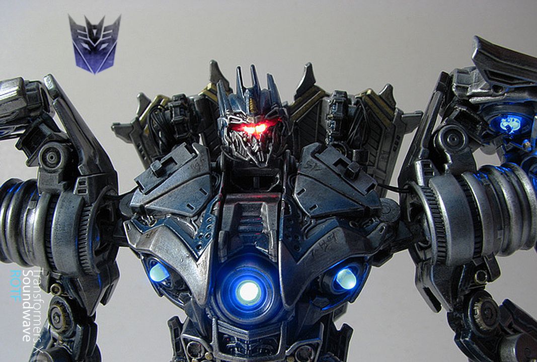 变形金刚大电影《卷土重来》：霸天虎声波 模型重涂细节欣赏|卷土重来|声波|大电影_新浪新闻