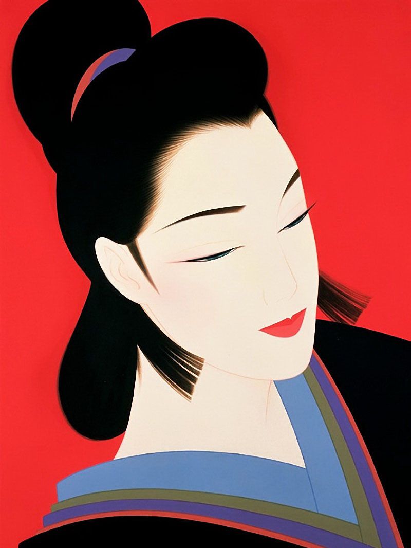 神秘的传统日本美人系列：日本艺术大师鶴田一郎 IchiroTsuruta