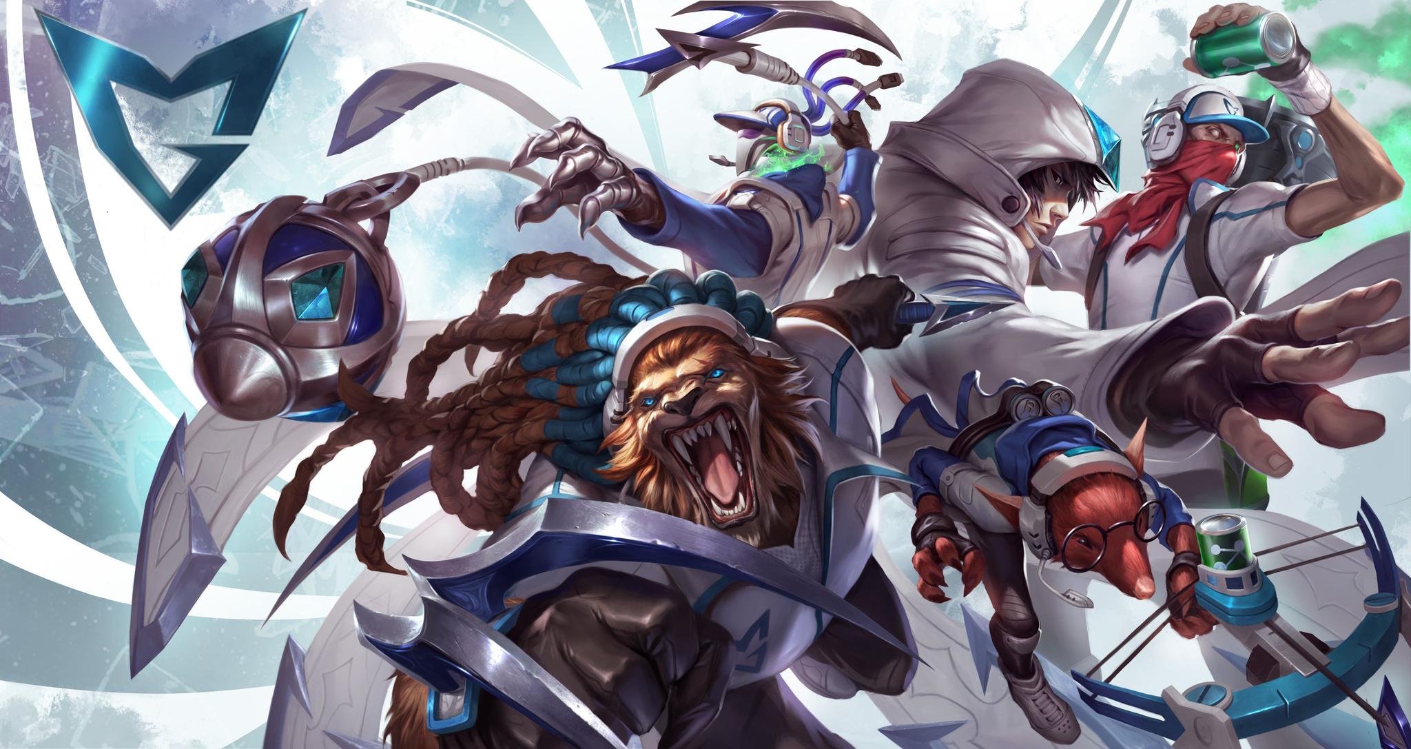 英雄联盟 S1－S8历代冠军皮肤合集高清原图