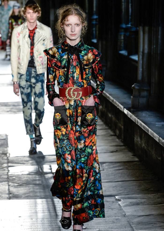 论服装设计，我只服Gucci 这样的颜色居然也能搭配在一起！