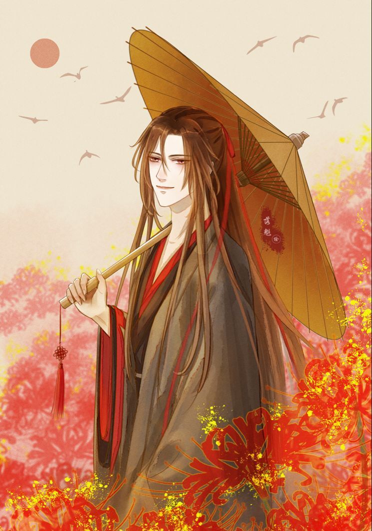 古风动漫绘画：风姿奇秀的古风美男